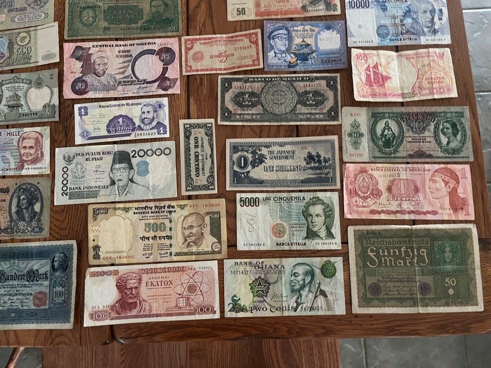 Foreign / World Paper Money 75 Item Lot Currency Collection RMC #698 | eBay