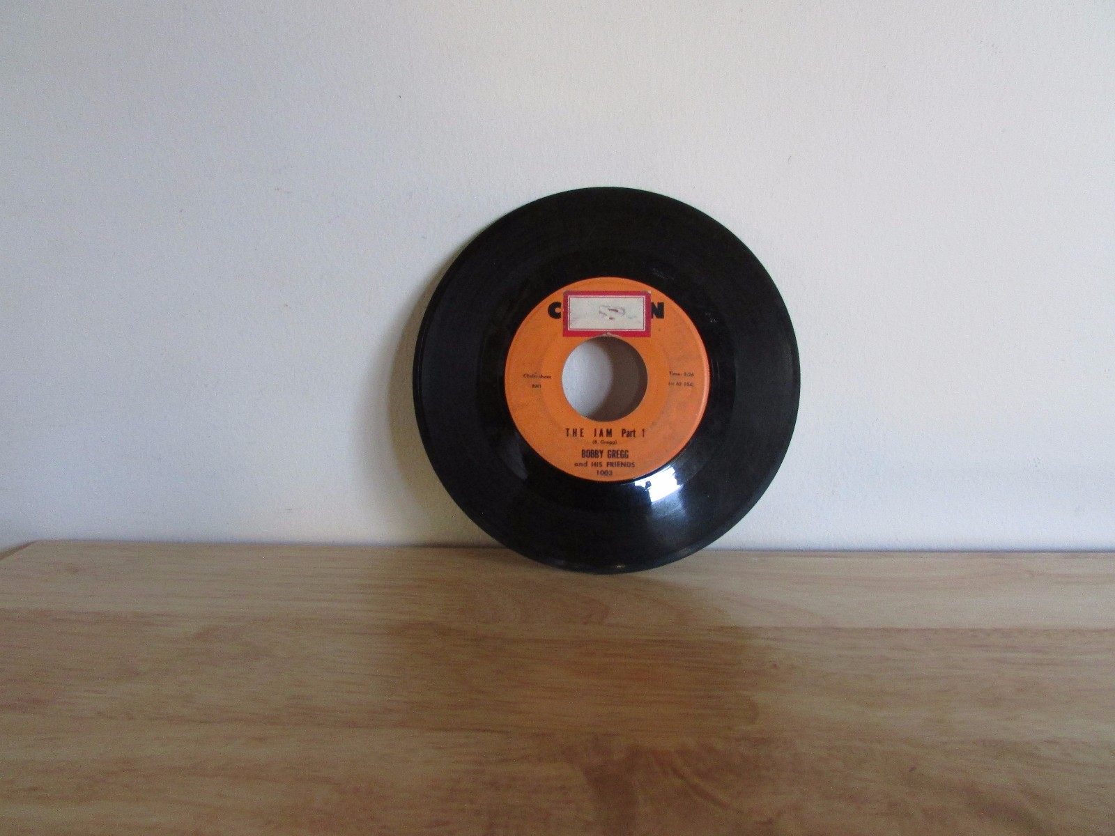 BOBBY GREGG The Jam Parts 1 & 2 Cotton 1003 7" Vintage Vinyl 45 RPM ...