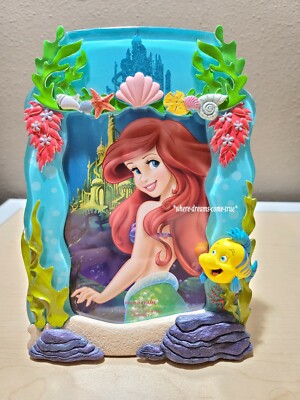 Disney Parks Little Mermaid Ariel and Friends 4" x 6" Photo Frame (NEW ...