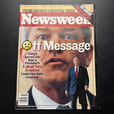 Newsweek Magazine Oct 16, 2006 - Off Message - E-mail sex Scandal | eBay