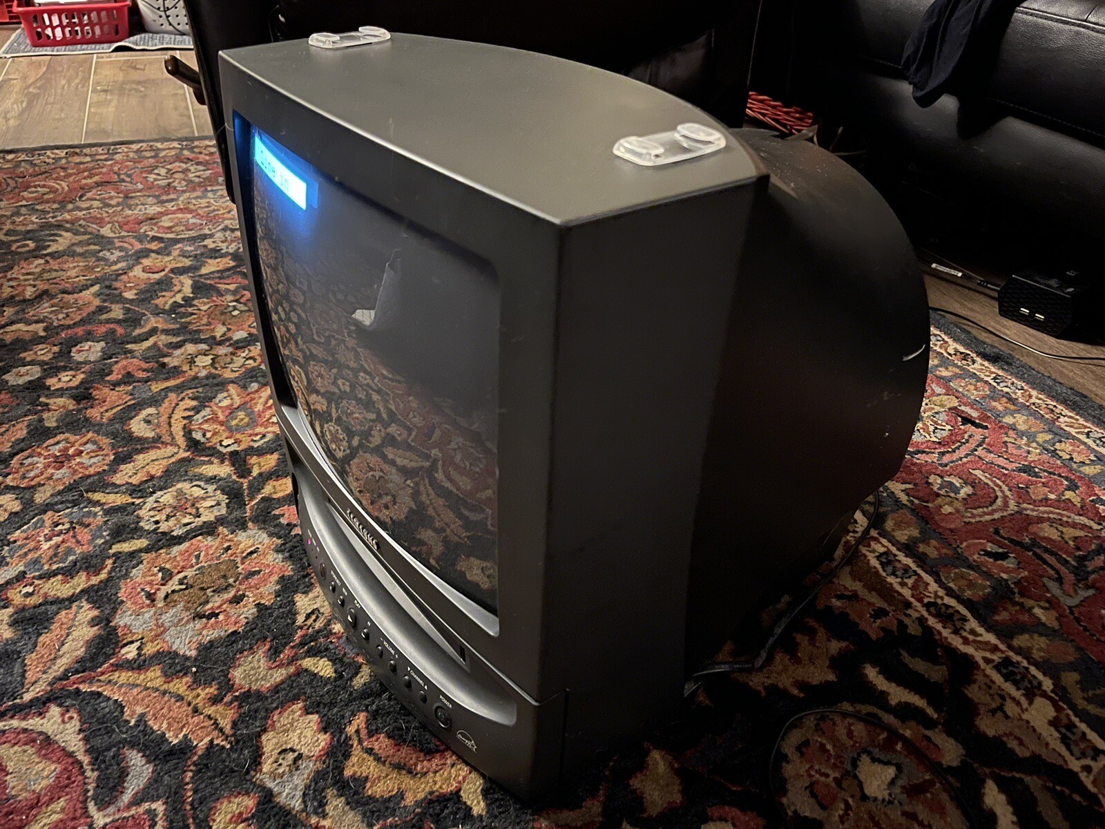 Samsung CRT VCR Combo CXJ1352 13in TESTED WORKING Gaming Retro Vintage ...