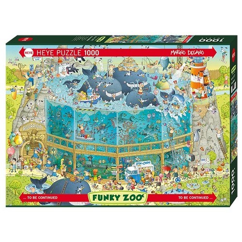 Ocean Habitat Funky Zoo 1000 Piece Jigsaw Puzzle Heye New | eBay