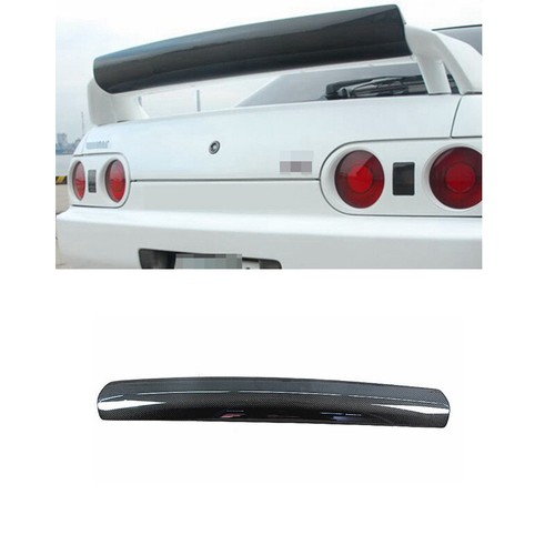 CARBON FIBER FUJIMURA STYLE REAR SPOILER GURNEY FLAP FOR SKYLINE BNR32 ...