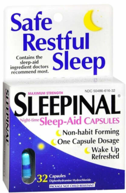 Blairex Sleepinal Sleep Aid Maximum Strength - 32 Capsules for sale ...