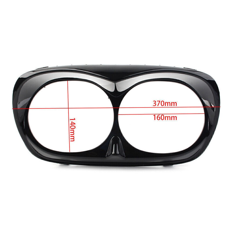 Headlight Bezel Scowl Outer Light Fairing Fit Harley Road Glide FLT 98 ...