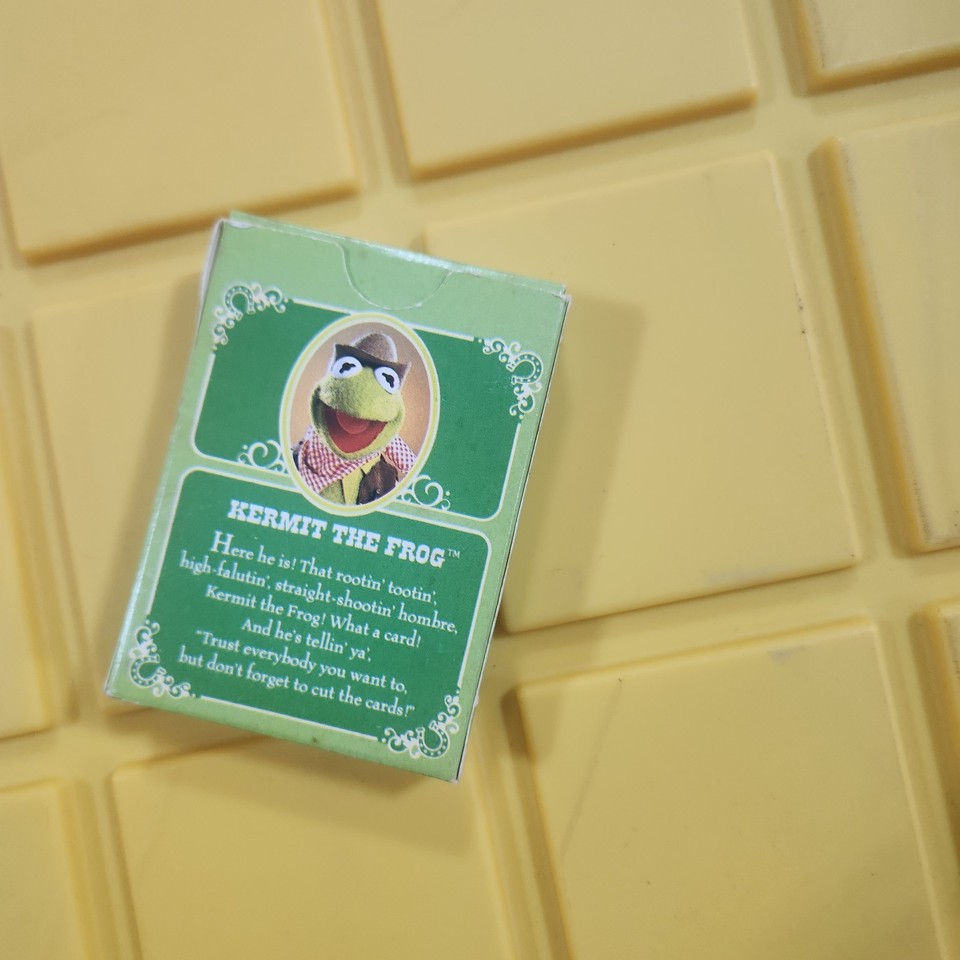1981 The Muppets Kermit The Frog Playing Cards Complete Set With Box ...