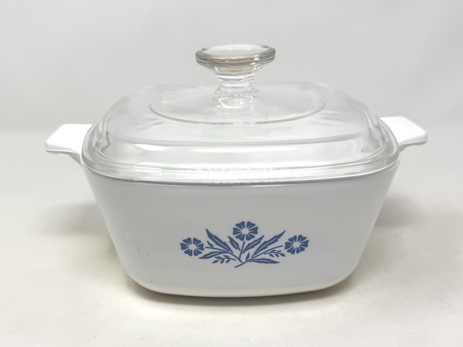 VINTAGE/RARE 1958 Corning Ware Blue Cornflower Pyroceram B-27 With Lid ...