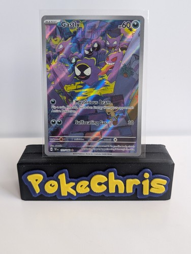 Pokémon TCG Temporal Forces Gastly 177/162 Illustration Rare Pack Fresh ...