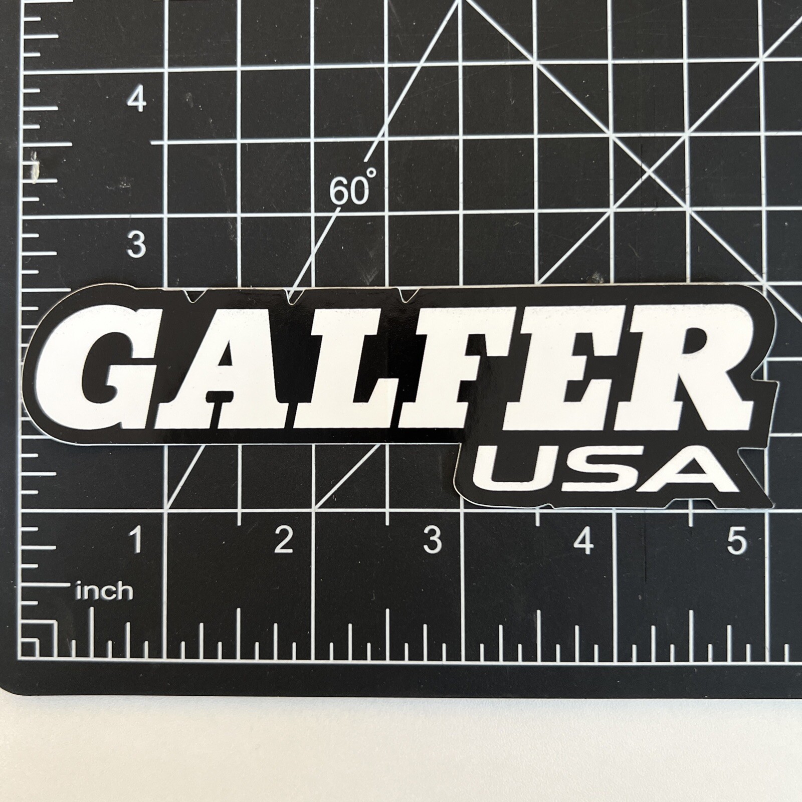Galfer USA sticker decal, White, original, 5" x 1.5", NEW | eBay