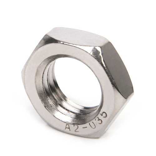 304 Stainless Steel Size M25 - M64 Thin Hex Nuts Right Hand Fine Thread ...