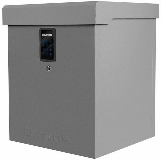 CleverMade Parcel LockBox S100 Series: Secure Delivery Box - Gray for sale online | eBay