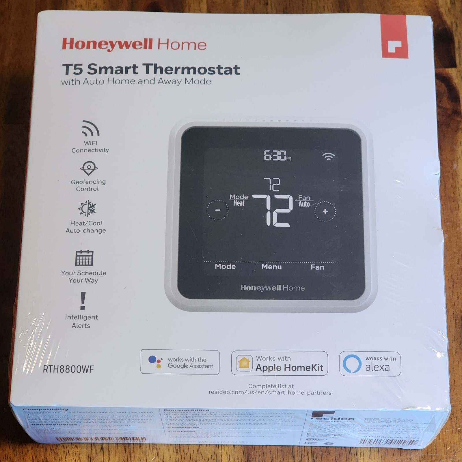 Honeywell Home T5 Wi-Fi Smart Thermostat - RTH8800WF for sale online | eBay