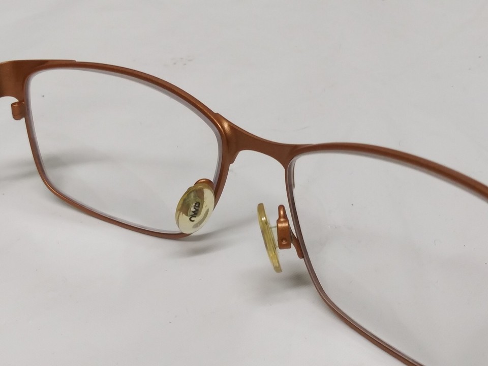 NWP MOD 1398 100 Eyeglasses Frames Only Sz 53-17-135 Brown/Beige/Copper ...