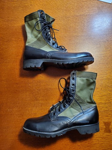 VTG Vietnam US Army Jungle Combat Boots Spike Protective 9R Bata | eBay