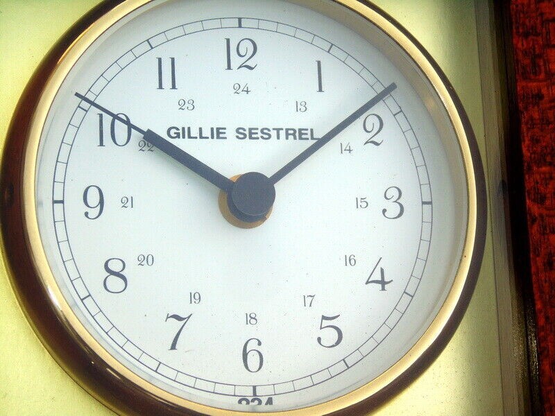 GILLIE SESTREL SHIPS BOAT MARINE QUARTZ CHRONOMETER NAVIGATION BRIDGE ...