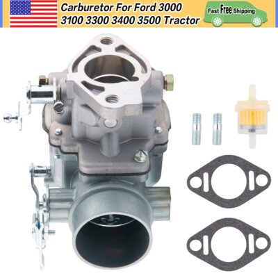 New Carburetor For Ford 3000 3100 3300 3400 3500 Tractor 13916 ...