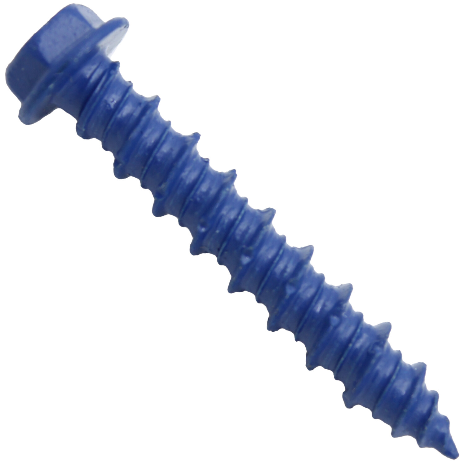 Blue Concrete Anchor Screws, Carbon Steel, Interior/Exterior QTY100 | eBay