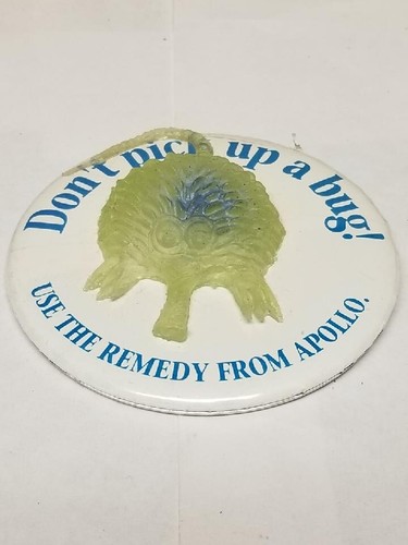 Don't Pick Up A Bug Slurfies Vintage Button | eBay