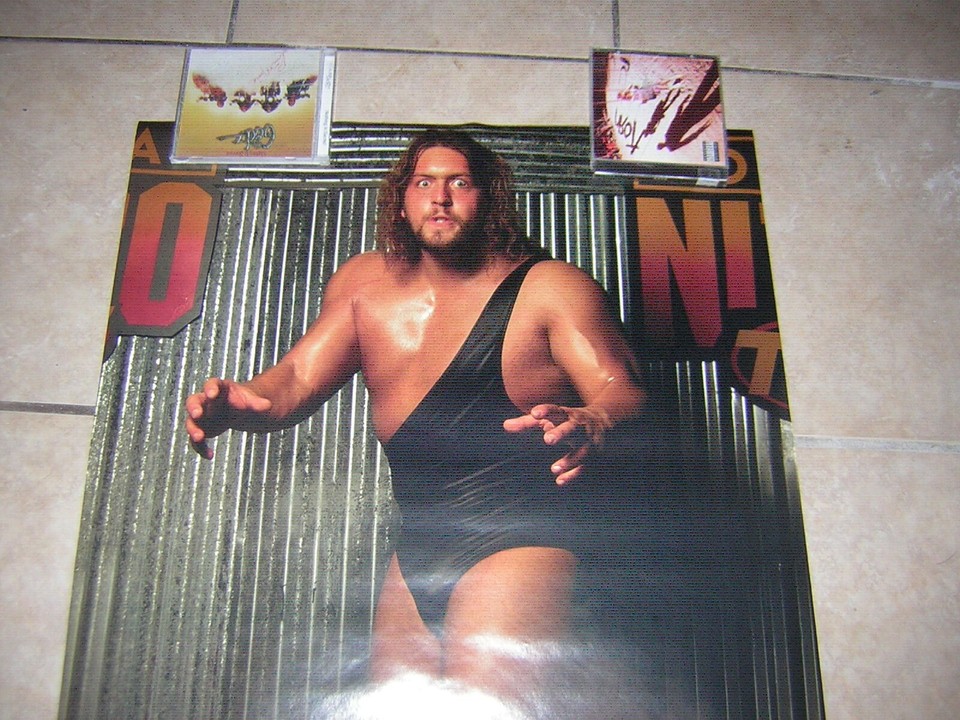 THE GIANT WCW POSTER VINTAGE 1998 WCW NWO LICENSED SCORPIO THE BIG SHOW ...