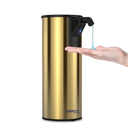 Stainless Steel Automatic Soap Dispenser 4-Level Adjustable, Touchless ...