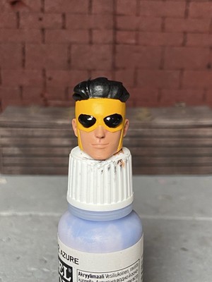 Invincible Sinister Mark Custom Head 1/12 Scale Painted Marvel Legends ...