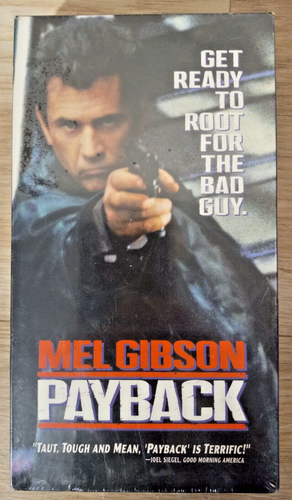 Payback (VHS, 1999) Mel Gibson - Sealed No Watermark 97363363231| eBay