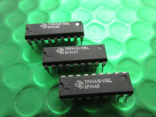 2 X TMS4416-15NL TMS4416-12NL Original Texas Instruments 64K DRAM ATARI ...