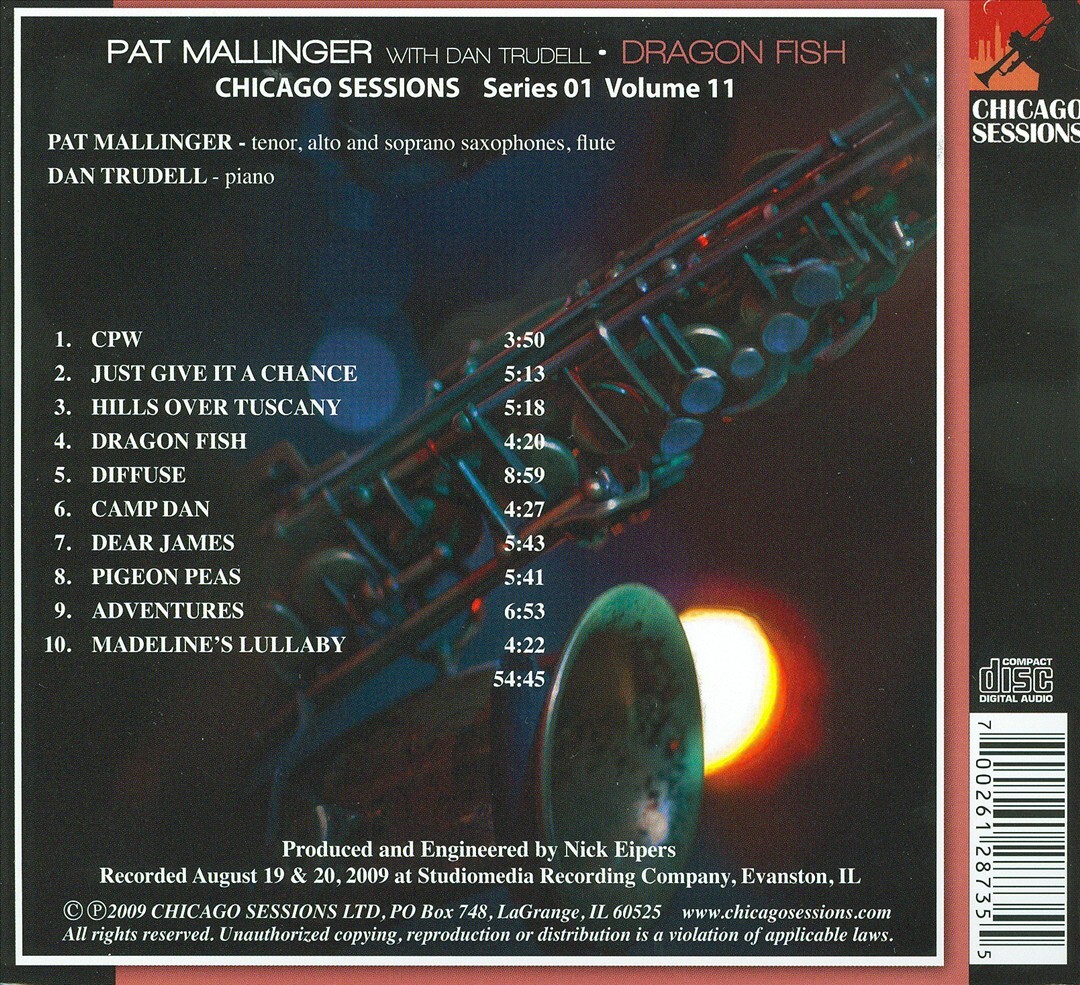 PAT MALLINGER - DRAGON FISH [DIGIPAK] * NEW CD 700261287355 | eBay