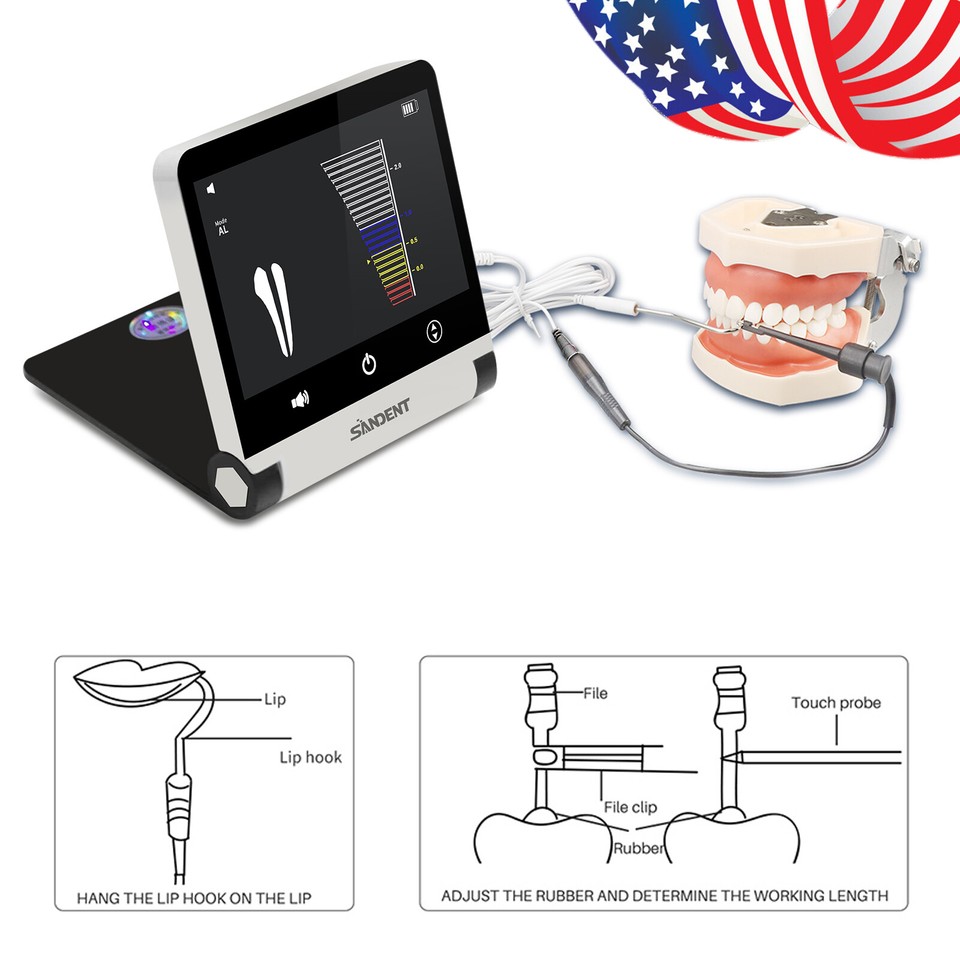 Dental Apex Locator Finder Endodontic Smart Touch LCD Root Canal Endo ...