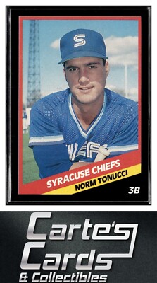 Norm Tonucci 1988 CMC Syracuse Chiefs #6 Toronto Blue Jays | eBay