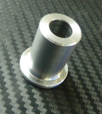 ALUMINIUM TOP HAT SPACER 12.1 bore 25mm large OD 19mm small ODx27 long ...