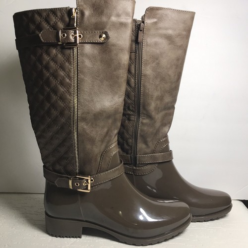 top moda Rain Riding boots New Sz 10 | eBay