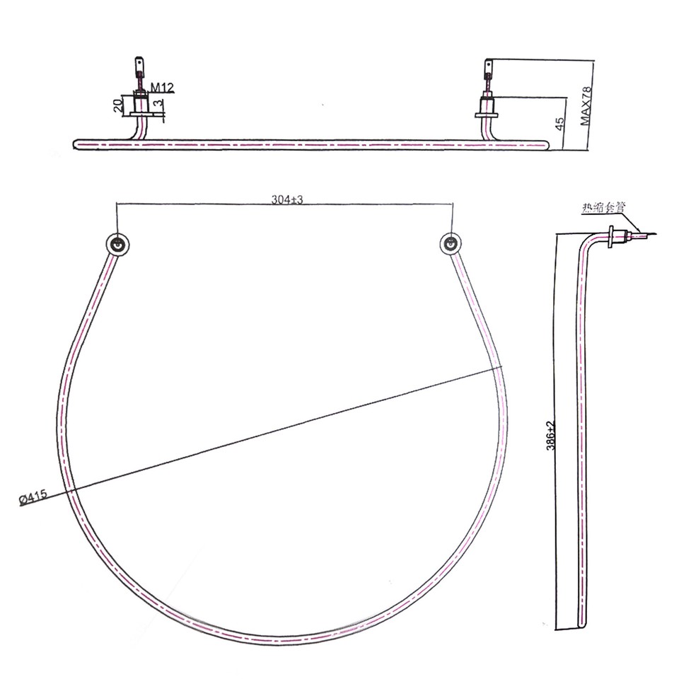 W10518394 For Whirlpool Dishwasher Heating Element Kit W10134009 ...