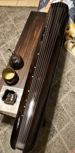 Premium Gradel ShanMu Guqin 7-stringed Zither Instrument Cracked Decor ...