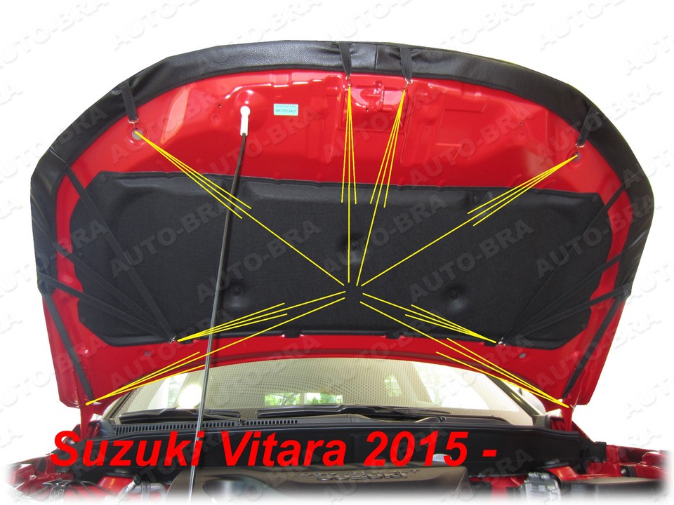 CAR HOOD BRA fits Suzuki Vitara Escudo since 2015 NOSE FRONT END MASK ...