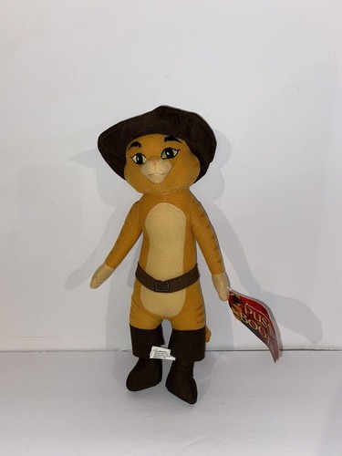 Dreamworks Puss in Boots Plush 15" Tall Stuffed Animal NWT USA SELLER ...