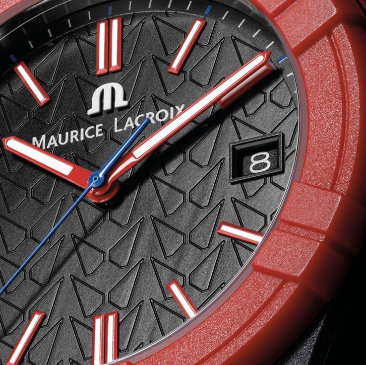 Maurice Lacroix Aikon 40mm Red Tide Limited Edition Watch Carbon MTG ...