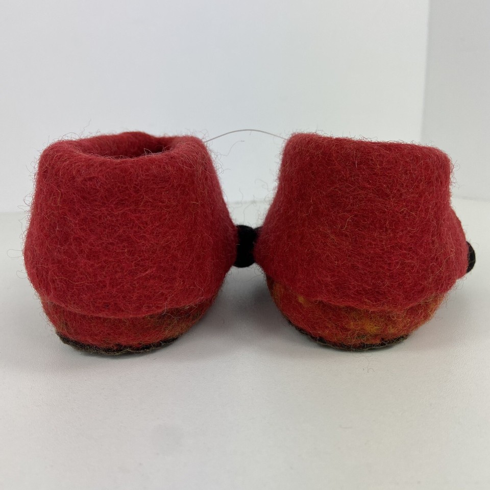 The Woollen Store Ireland Felted Wool Slippers Kids Sz 9? Jester Elf ...