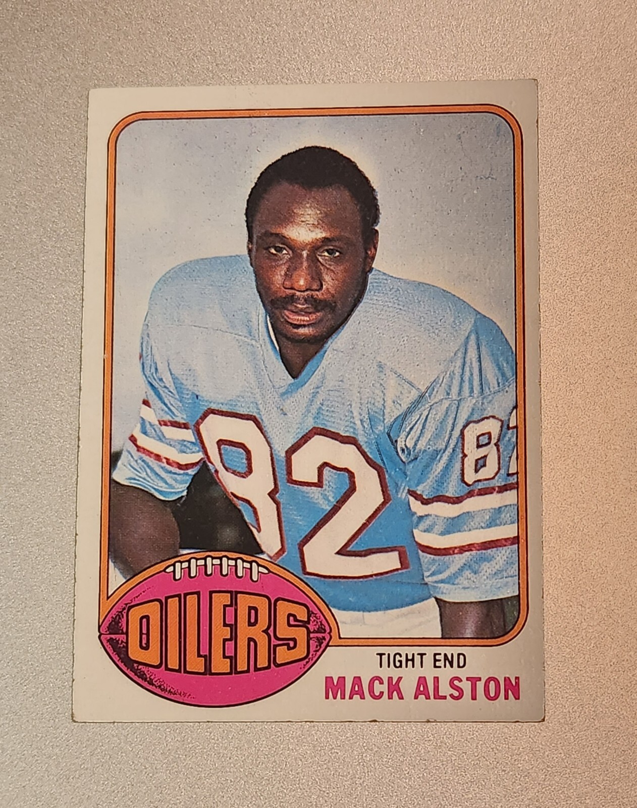 1976 TOPPS MACK ALSTON #293 HOUSTON OILERS | eBay