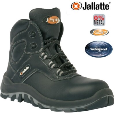 JALLATTE S3 LEATHER WOMENS LIGHTWEIGHT COMPOSITE SAFETY TOE CAP WORK ...