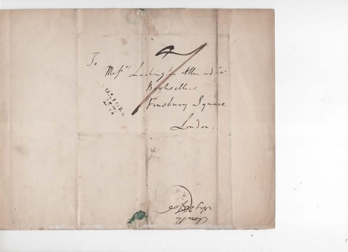 Martin Joseph Routh ALS 1806 English scholar Oxford early Christian ...