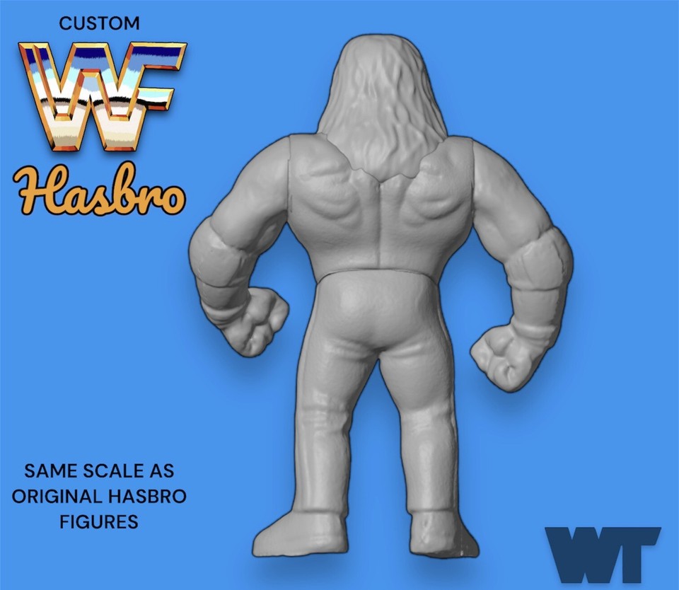 TEST Unpainted WWF Hasbro Full Scale CUSTOM MATTEL RETRO WWE | eBay