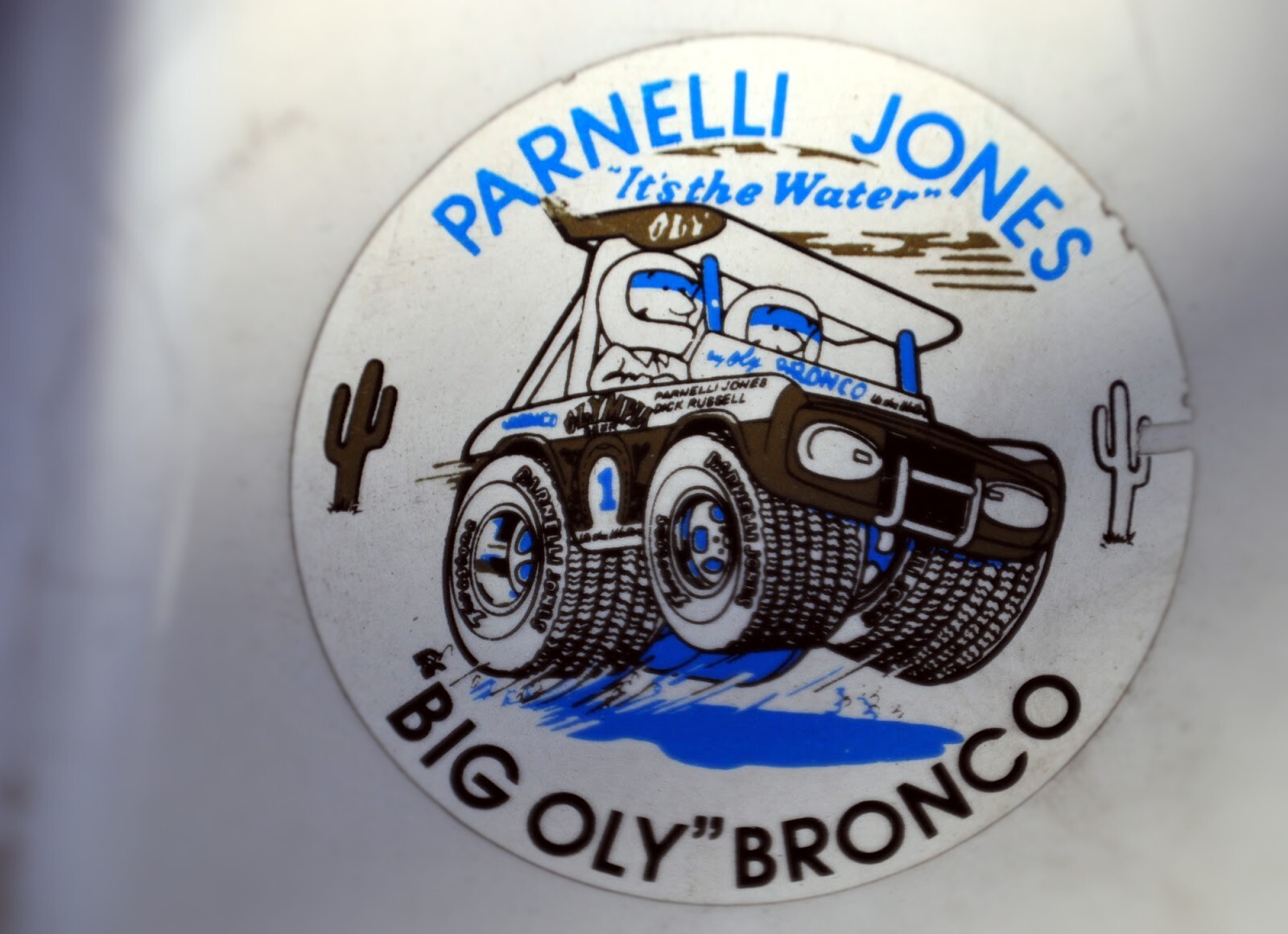 Parnelli Jones Big Oly Bronco sticker decal 1970s retro racing ...