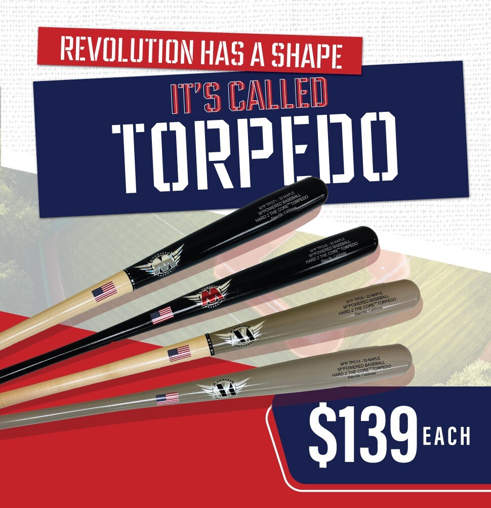 M^POWERED BASEBALL HARD 2 THE CORE SERIES MAPLE TORPEDO BAT MODEL TOR-C243 BLK | eBay