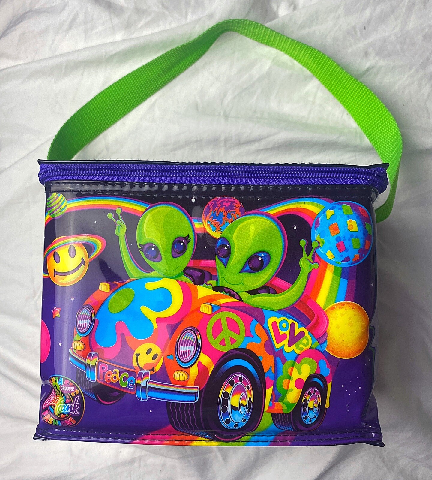 Vintage Lisa Frank Aliens Lunch Bag Zoomer And Zorbit 90s | eBay