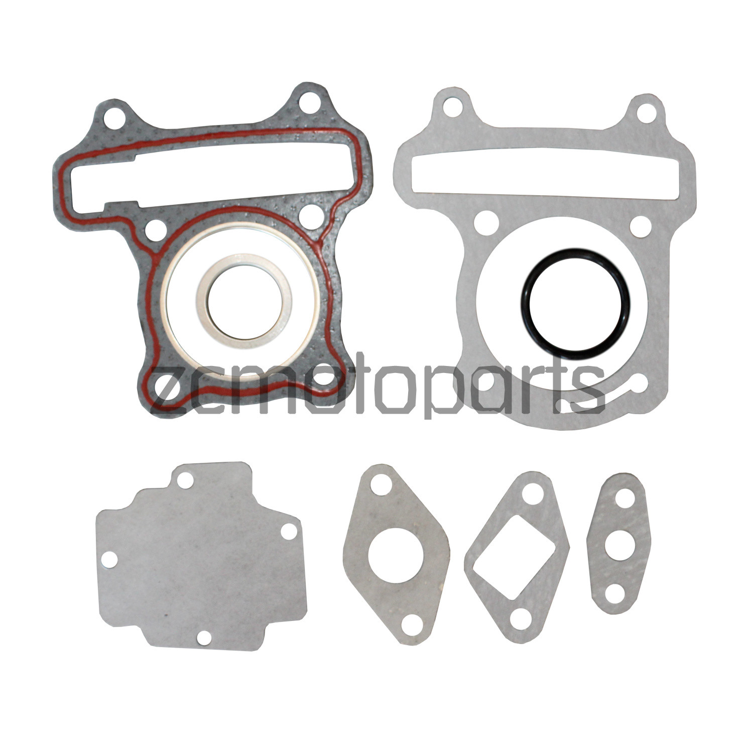 Cylinder Head Gaskets Intake Exhasut Gasket Kit Scooter Moped 50cc GY6 ...