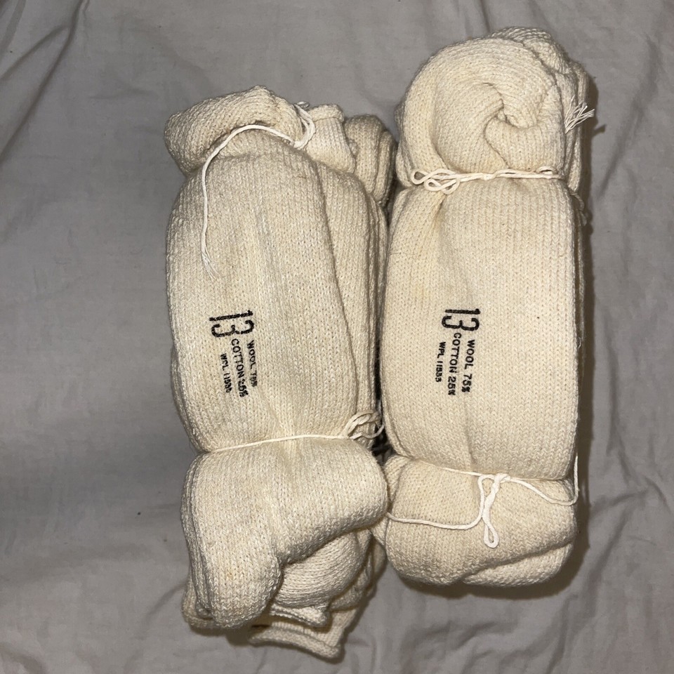 Genuine Military Winter Wool Thick ECWCS Cold Weather Socks Size 13USA ...