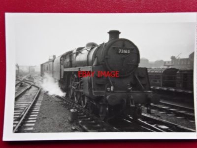 PHOTO BR STANDARD CLASS 5 LOCO NO 73163 AT LEEDS CITY | eBay UK