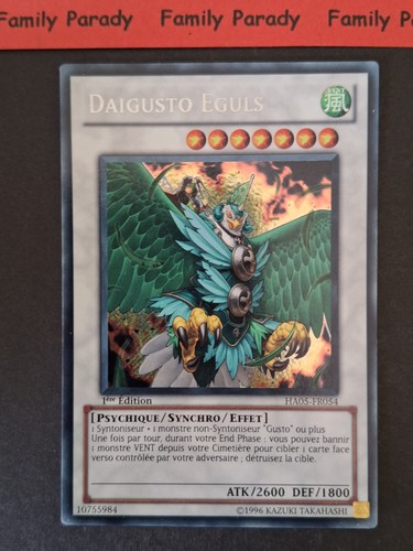 Daigusto Eguls HA05-FR054 Carte YuGiOh! Secret Rare 1ère Edition ...