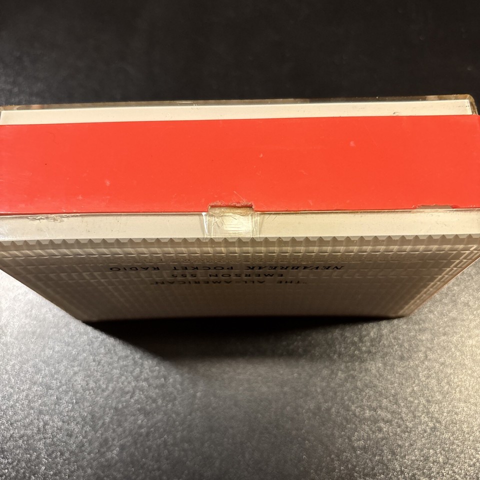EMERSON 555 “The All American” Transistor Radio - USA ORANGE! | eBay